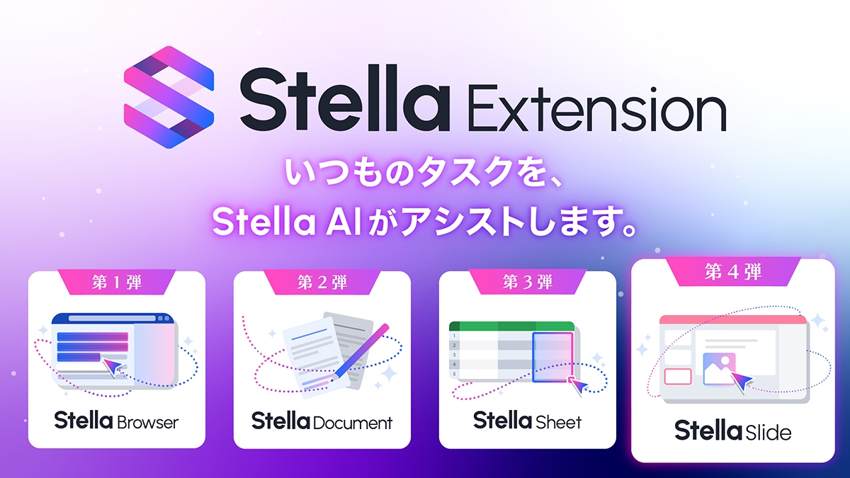PowerPoint資料を“ワンクリック”でブラッシュアップする「Stella Slide」を提供開始 | 株式会社SUPERNOVA（スーパーノヴァ）